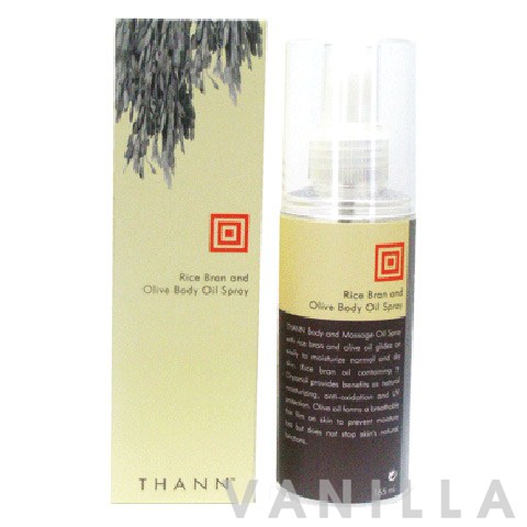 รีวิว Thann Rice Bran and Olive Body Oil Spray | V A N I L L A