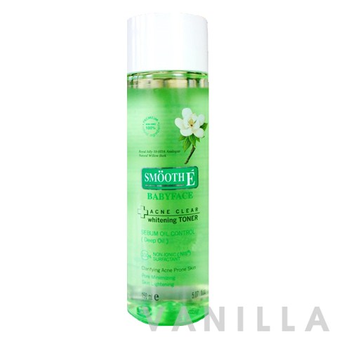รีวิว Smooth E Acne Clear Whitening Toner | V A N I L L A