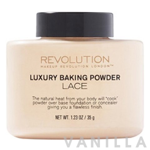 รีวิว Make Up Revolution Lace Luxury Baking Powder | V A N I L L A