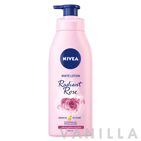 รีวิว Nivea Radiant Rose White Lotion | V A N I L L A