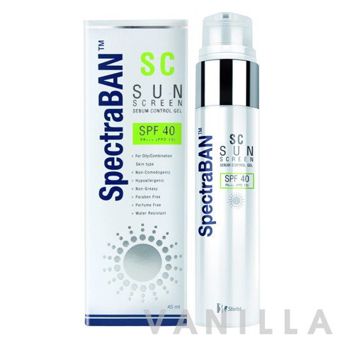 รีวิว SpectraBAN SC Sunscreen Sebum Control Gel SPF40 PA+++ | V A N I L L A